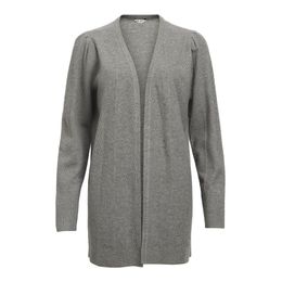 Object Strickjacke in Medium Grey Melange | Gr.: L