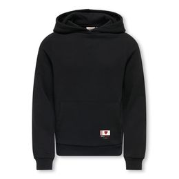 KIDS Only Kapuzenpullover in Black | Gr.: 134-140
