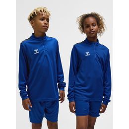 Hummel Halbrei&szlig;verschluss Sweatshirt Hmlauthentic Kinder in TRUE BLUE | Gr.: 152