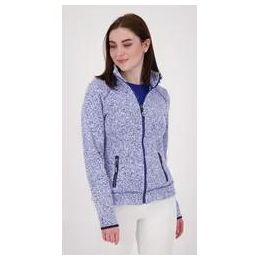 Strickfleecejacke DEPROC ACTIVE "KIRKVALE X WOMEN", Damen, Gr. 48 (XL), lila (flieder), 100% Polyester, bequem, gerader Abschluss mit Gummizug, Jacken, auch in Gro&szlig;en Gr&ouml;&szlig;en erh&auml;ltlich