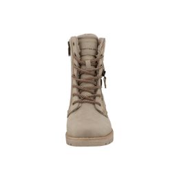 Stiefel Tom Tailor "Tom Tailor Winter Boots", Damen, Gr. 36, taupe, Schuhe Stiefel