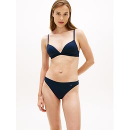Bikinislip, Damen, Gr. XL (42/44), schwarz, Webqualit&auml;t, Obermaterial: 84% Nylon, 16% Elasthan, Tommy Hilfiger Underwear, unifarben, k&ouml;rpernah, Unterhosen, K&ouml;rpernahe Passform