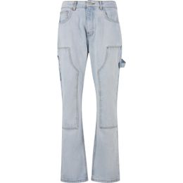 Bequeme Jeans 2Y STUDIOS "2Y Studios 2Y Haldor Carpenter Straight Jeans", Damen, Gr. 30, Normalgr&ouml;&szlig;en, ice, 100% Baumwolle, unifarben, normal, Jeans
