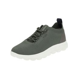 Sneaker Geox "Geox Sneaker Lederimitat/Textil", Herren, Gr. 40, dunkelgr&uuml;n, Lederimitat, Textil, Schuhe Sneaker