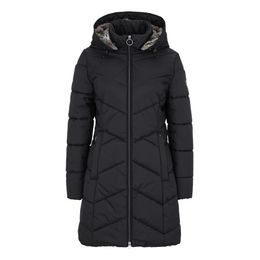Betty Barclay Outdoorjacke mit abnehmbarer Kapuze in Schwarz | Gr.: 40