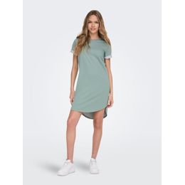 Jacqueline de Yong Jerseykleid JDY "JDYIVY S/S DRESS JRS NOOS", Damen, Gr. S, N-Gr, gr&uuml;n (chinois gr&uuml;n), Jersey, Obermaterial: 62% Baumwolle, 38% Polyester, unifarben, regular fit, Rundhals, Kleider Jerseykleid, Sommerkleid