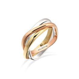 Elli Ring 925 Rosegold in Dreifarbig | Gr.: 52