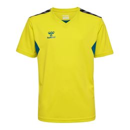 Hummel T-Shirt Hmlauthentic Kinder in BLAZING YELLOW/TRUE BLUE | Gr.: 128