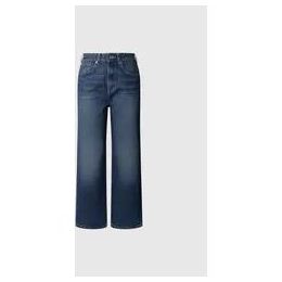 Straight-Jeans Pepe Jeans "UHW &ndash; Ultra High Waist", Damen, Gr. 32, L&auml;nge 32, used tiefblau, Denim/Jeans, Obermaterial: 100% Baumwolle, straight fit lang, Jeans Straight-Jeans, mit hohem Bund