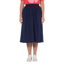Ulla Popken Rock in tintenblau | Gr.: 50-52