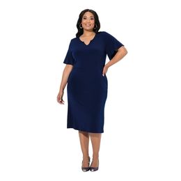 Ulla Popken Kleid in marine | Gr.: 46-48