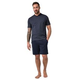 JP1880 Langer Schlafanzug in navy blau | Gr.: XL
