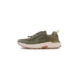 Camel Active Casual Sneaker mit Schnellverschluss in Khaki | Gr.: 42