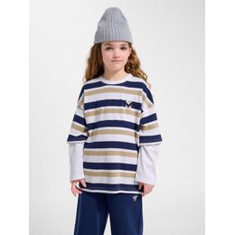 Hummel T-Shirt Hmljr Silly Kinder in MEDIEVAL BLUE | Gr.: 110/116