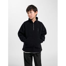 Hummel Halbrei&szlig;verschluss Sweatshirt Hmljr Martini Kinder in BLACK BEAUTY | Gr.: 152