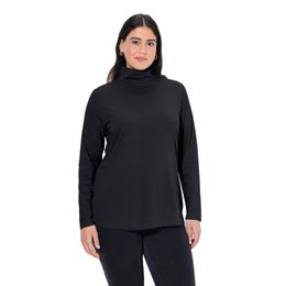 Ulla Popken Shirt in schwarz | Gr.: 54-56