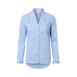 MOS MOSH Bluse MMHassie Pleat Shirt in hellblau | Gr.: L