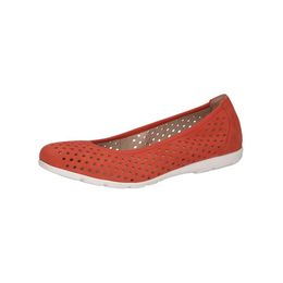 Caprice Ballerina in ORANGE SUEDE | Gr.: 38