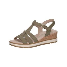Caprice Sandalette in OLIVE NUBUC | Gr.: 37