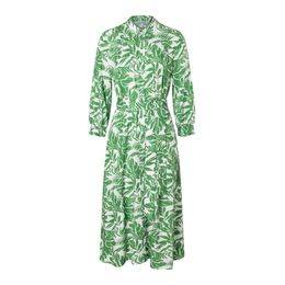 More & More More & More flie&szlig;endes 3/4 Arm-Maxikleid, Bl&auml;tterprint in jungle print | Gr.: 38