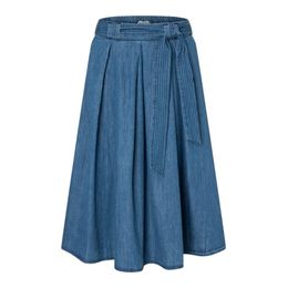 More & More More & More weit ausgestellter Midirock, Denim in blue denim | Gr.: 40