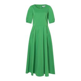 More & More More & More feminines Baumwollmix- Maxikleid in green | Gr.: 46