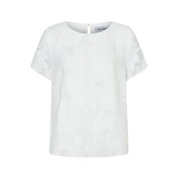 More & More More & More elegante Kurzambluse, Blumendessin in off white | Gr.: 40