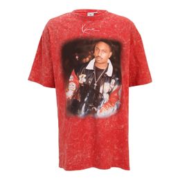 Karl Kani Herren T-Shirt "Karl Kani Herren KU242-008-1 Tiny Signature Print Tee", rot, Gr. S, bedruckt, 100% Baumwolle, Shirts