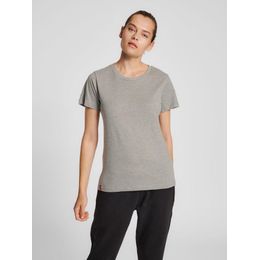 Hummel T-Shirt Hmlred Damen in GREY MELANGE | Gr.: L
