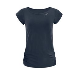 Sporttop WINSHAPE "AET130LS", Damen, Gr. XS, grau (anthrazit), 85% Polyester, 15% Elasthan, Rundhals, Tops Sporttop, Functional Soft and Light