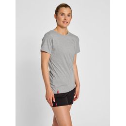 Hummel T-Shirt Hmlred Damen in GREY MELANGE | Gr.: M