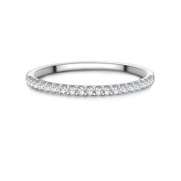 Trilani Ring aus Sterling Silber mit Zirkonia in silber | Gr.: 56