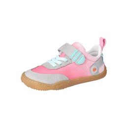 qnuffs Kindergarten Klett Halbschuh/Sneaker in grau | Gr.: 23