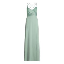 Vera Mont Abendkleid mit V-Ausschnitt in Foggy Green | Gr.: 32