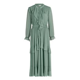 Vera Mont Cocktailkleid mit Volant in Evening Green | Gr.: 40
