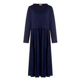 Cartoon Casual-Kleid mit Kapuze in Dunkelblau | Gr.: 34