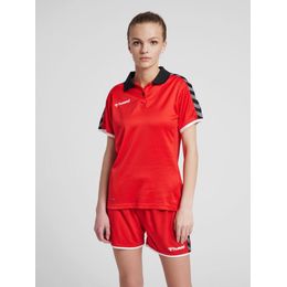 Hummel Polo Hmlauthentic Damen in TRUE RED | Gr.: M