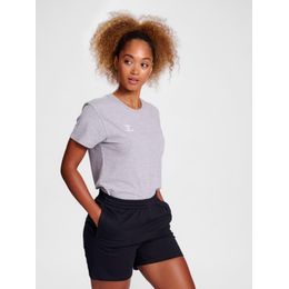 Hummel T-Shirt Hmlgo Damen in GREY MELANGE | Gr.: XXL