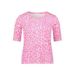 Betty Barclay Basic Shirt mit Rippenstruktur in Ros&eacute;/Pink | Gr.: 42