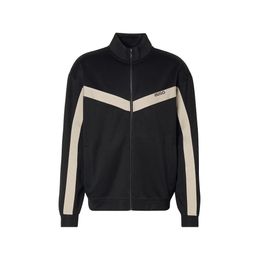 Hugo Sweatjacke 'Darti' Herren Gr&ouml;&szlig;e L beige / schwarz
