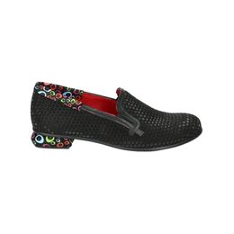 SIMEN Slipper elegant in schwarz | Gr.: 40