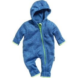 Playshoes Strickfleece-Overall in Blau | Gr.: 62