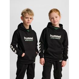 Hummel Kapuzenpullover Hmljr Logo Lebensstil Kinder in BLACK | Gr.: 104