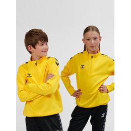 Hummel Halbrei&szlig;verschluss Sweatshirt Hmlcore Multisport Kinder in SPORTS YELLOW | Gr.: 176