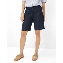 Culotte Brax "Style MEL B", Damen, Gr. 44, Normalgr&ouml;&szlig;en, navy, Web, 100% Leinen, Hosen Culotte