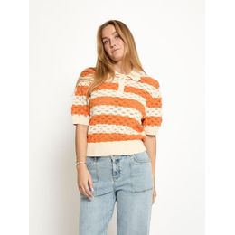 Sel by peppercorn Peppercorn Pullover in Orange Peel Stripe | Gr.: XL