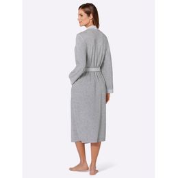 Comtessa Bademantel in grau-meliert | Gr.: 40-42