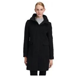 Wolljacke Gil Bret, Damen, Gr. 38, schwarz (jet schwarz), Obermaterial: 75% Wolle, 20% Polyamid, 5% Kaschmir, unifarben, tailliert ca. Mitte Oberschenkel, gerader Abschluss, Jacken, mit Stehkragen