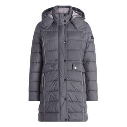 Betty Barclay Steppjacke mit abnehmbarer Kapuze in Dunkelgrau | Gr.: 36