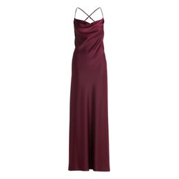 Vera Mont Abendkleid mit Wasserfallausschnitt in Wild Ruby | Gr.: 42